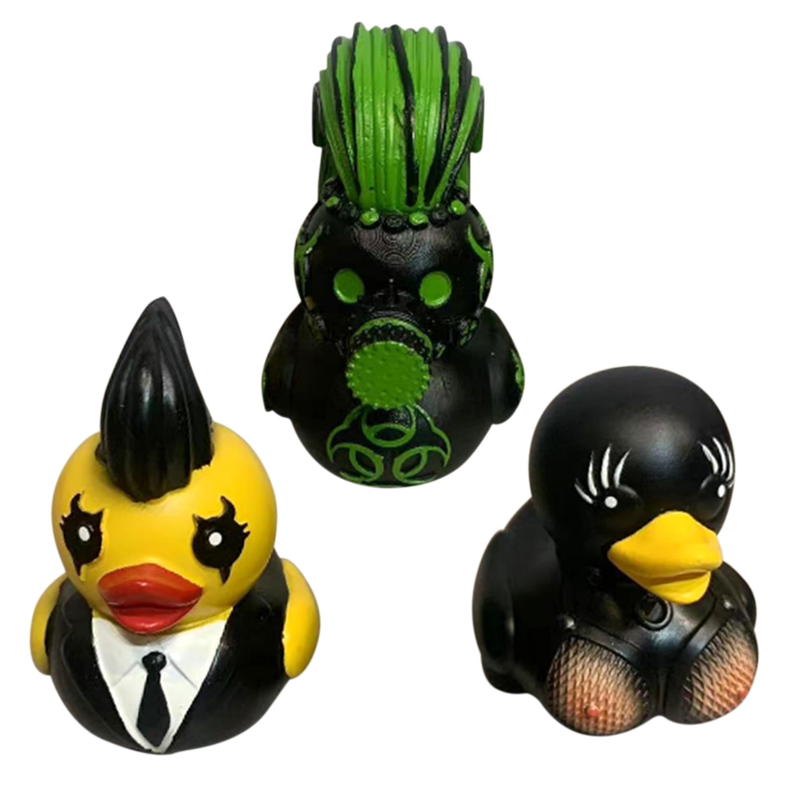 Deals！Halloween Goth Satanic Duck,Gothic Ducks,Unique Dark Rubber Duck ...