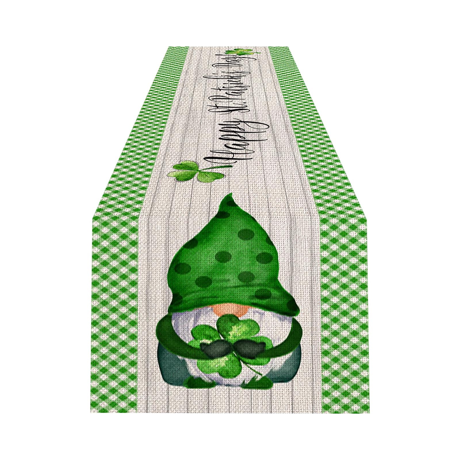 Deals! Irish Festival Table Runner Linen Anti Oil Easy To Clean Table ...