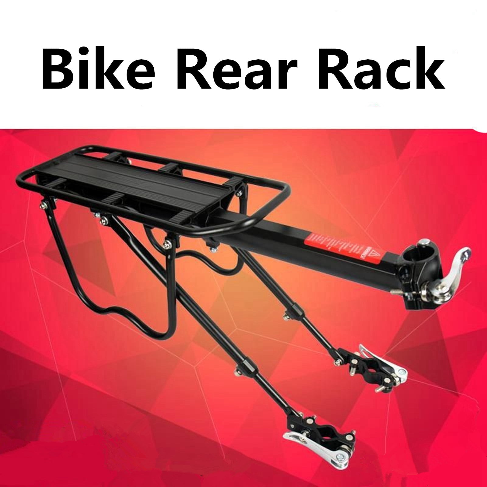 Deals！Loyerfyivos Rear Bike Rack Bicycle Cargo Rack Quick Release ...