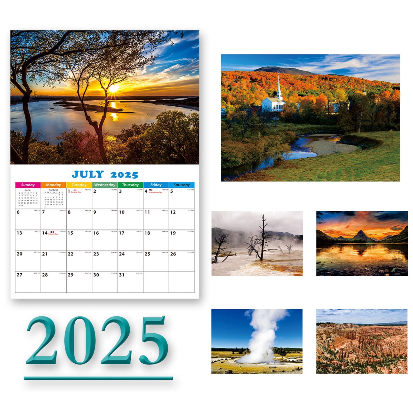 Deals of the Month Clearance 2025 Wall Calendar 16.5''X 11.2'', From ...