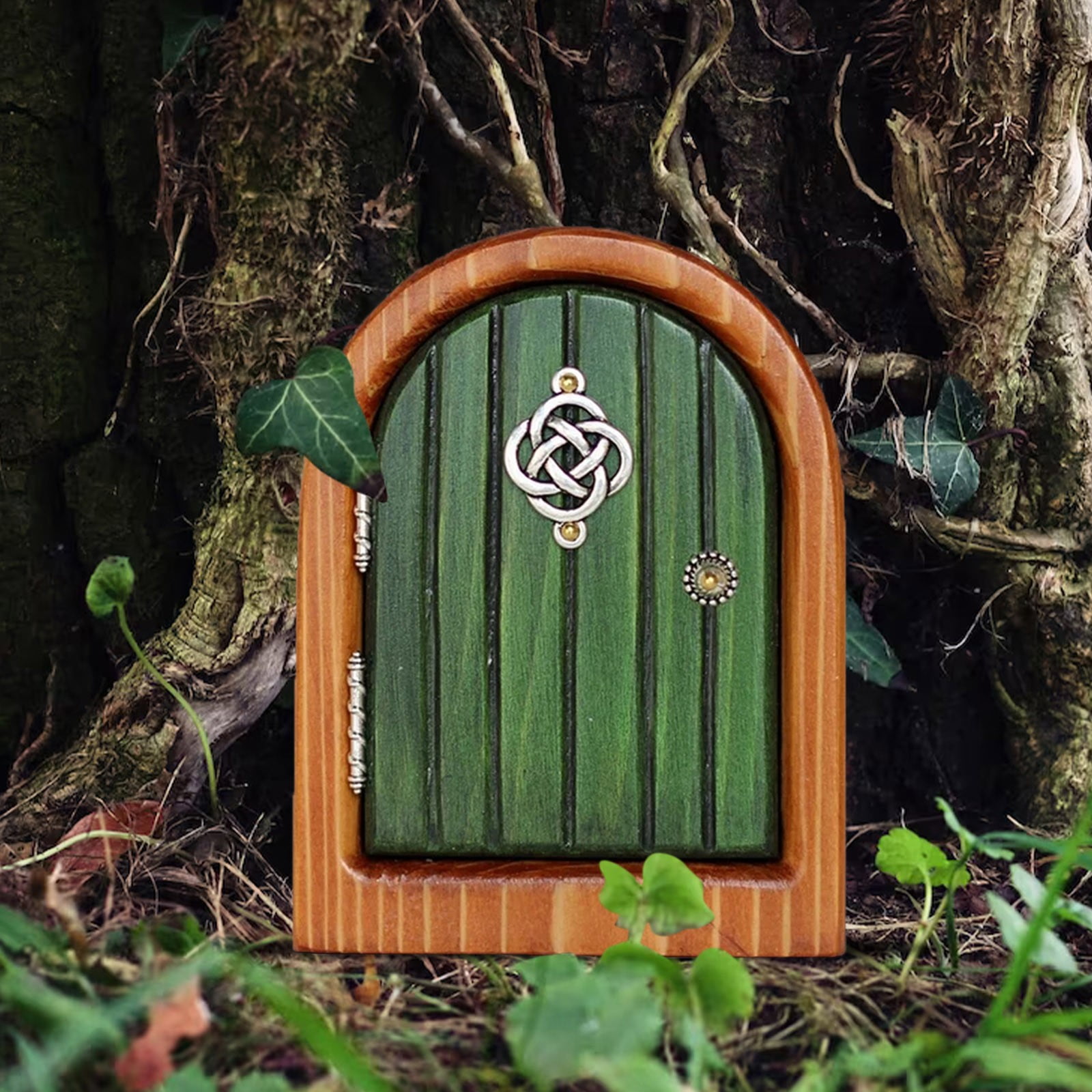 Deals Of The Day Clearance！ Bifavgk Miniature Doors For Trees Outdoor ...