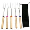 8pc Extendable Marshmallow Roasting Sticks, Telescoping Smores Skewers & Hot Dog Forks, 32 inch ...