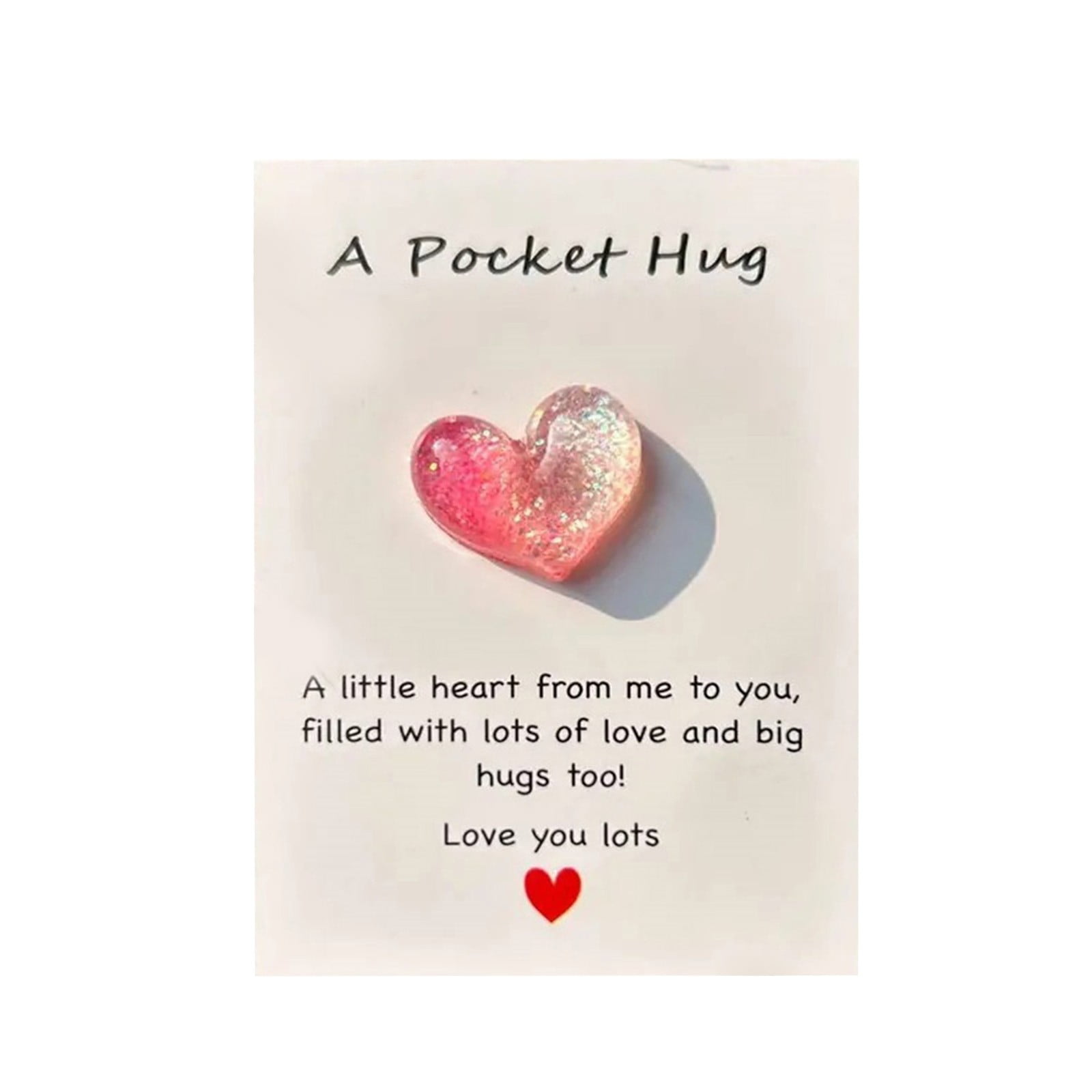 Deals Pocket Hug Heart With Greeting Cards Ittle Heart Pocket Hug Carry ...