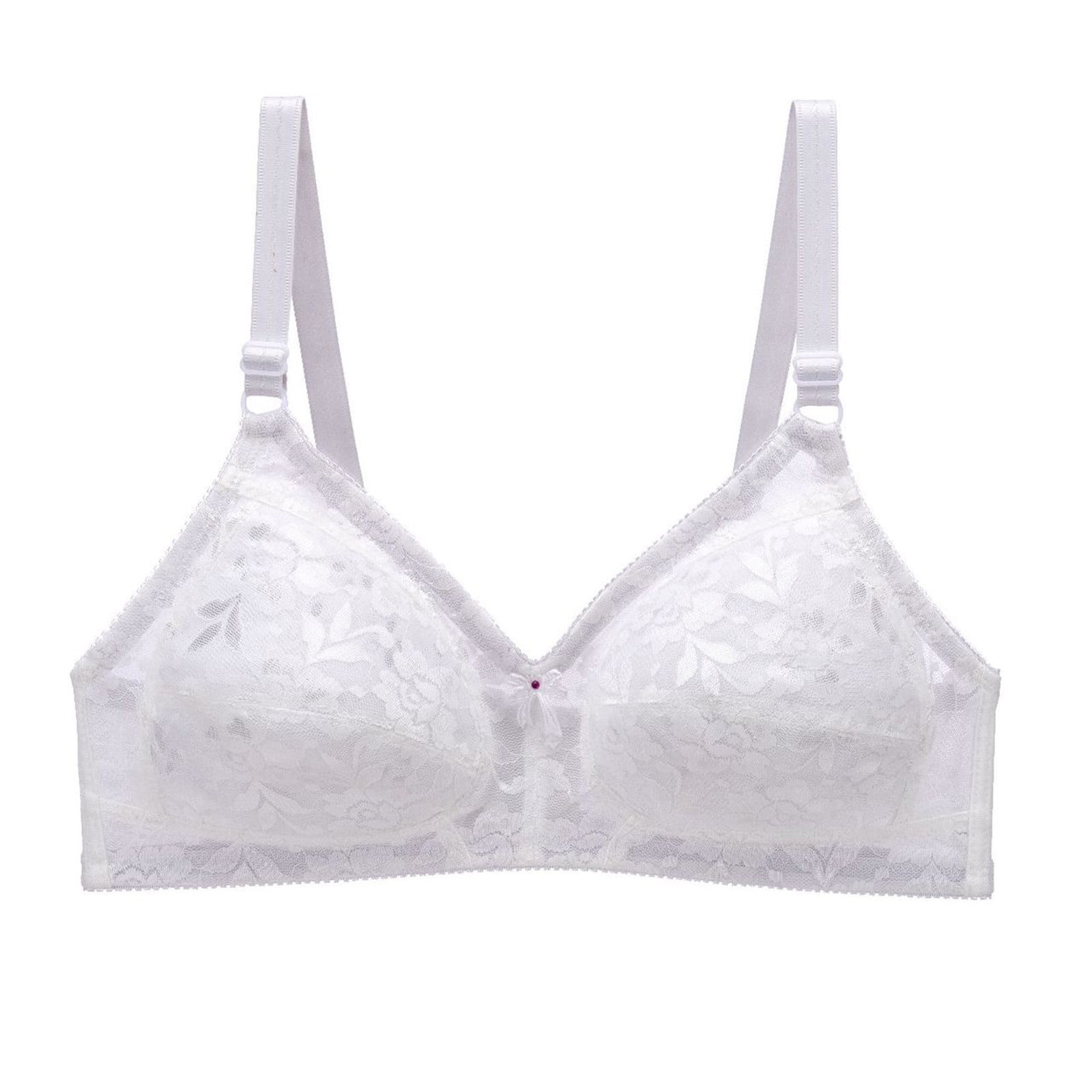 Fashion SMihono Womens Sexy Floral Lace Bra Wireless Sheer Bralette See ...