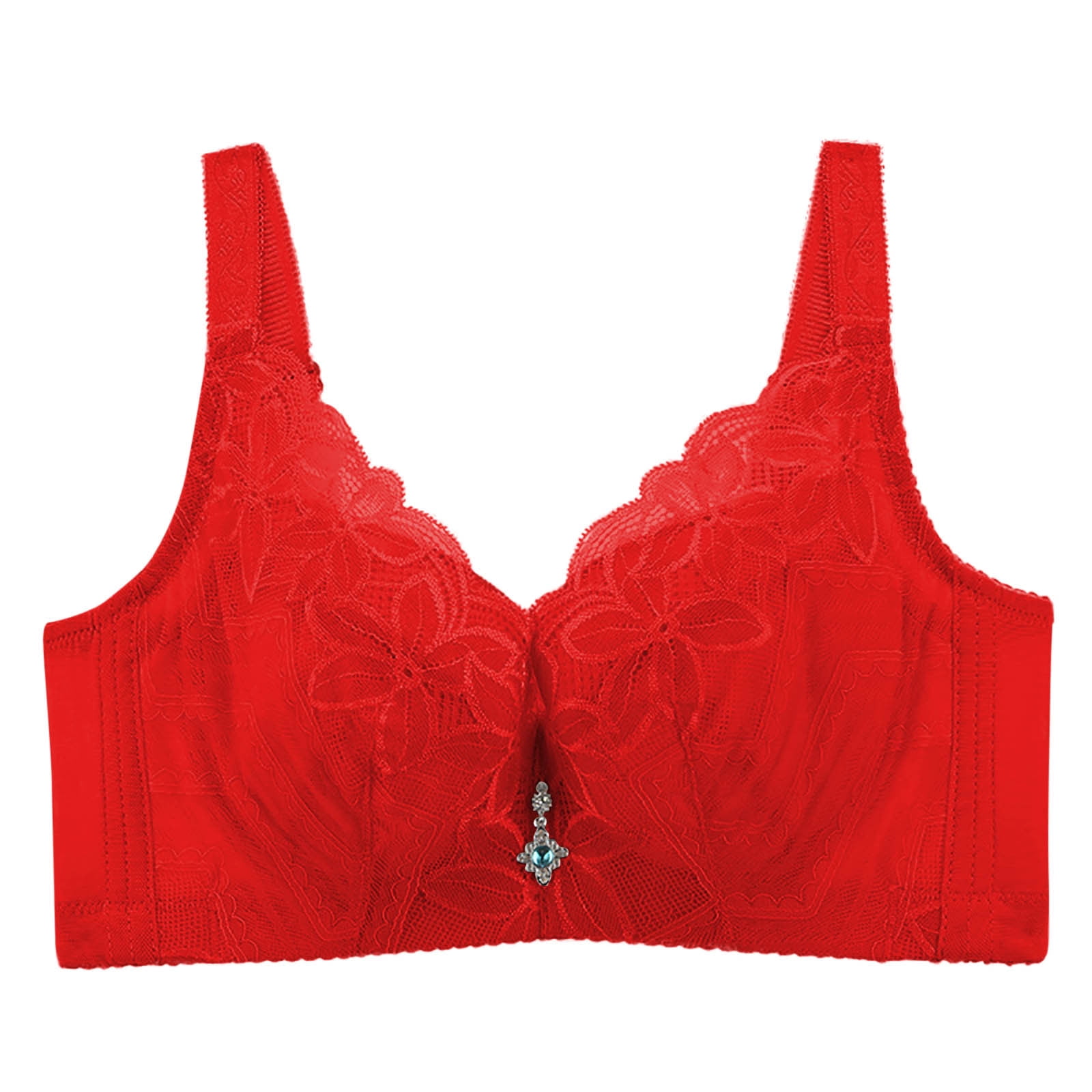 Deals SMihono Womens Underwire Bras Supportive Push up Lace Floral Thin ...