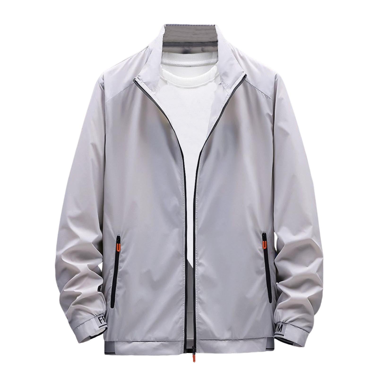 Deals Sales Clearance Abomasnow Men's Casual Jacket Outdoor Windbreaker ...