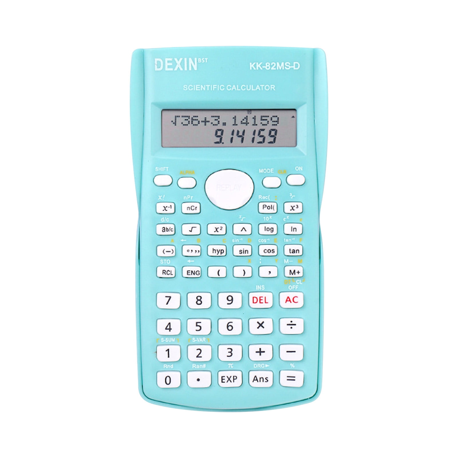 Deals！Science Calculator for School,12 Digits 2 Line Display ...