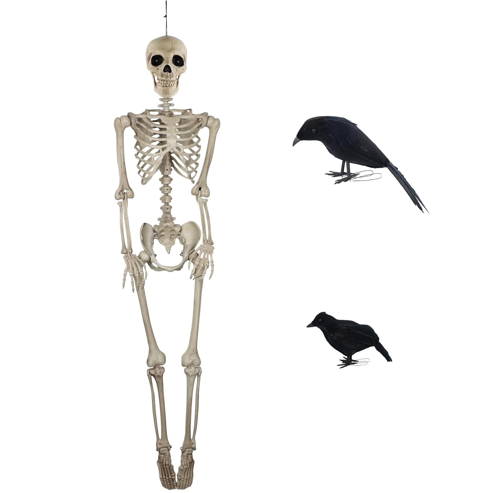 Deals of Skeleton! Small Skeleton Halloween Decoration Party Skeleton ...