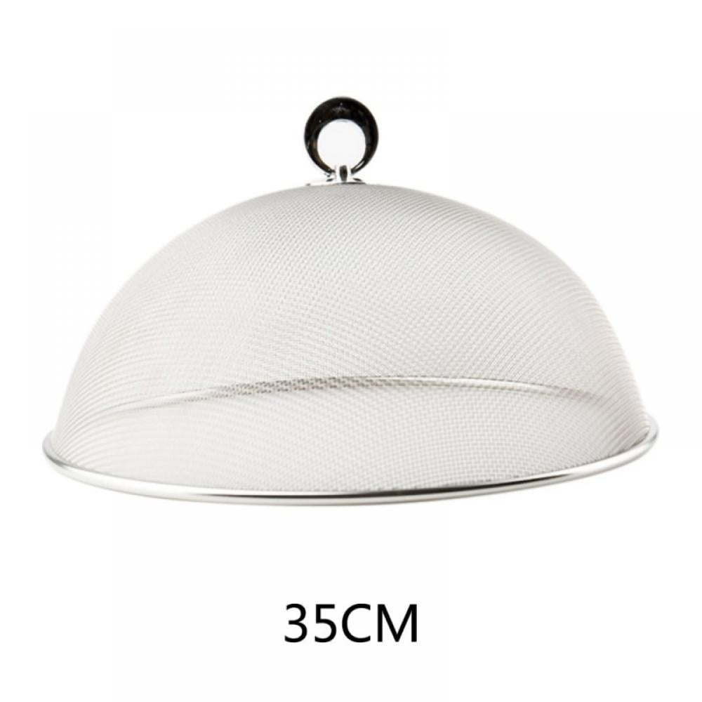 Stainless Steel Mesh Dome Food Cover Round Splatter Screen Anti-flies ...