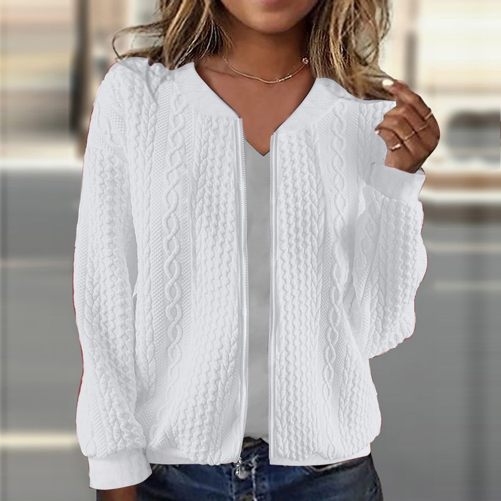 Deals of The Day Clearance Abomasnow Cardigan Sweaters for Women Casual ...
