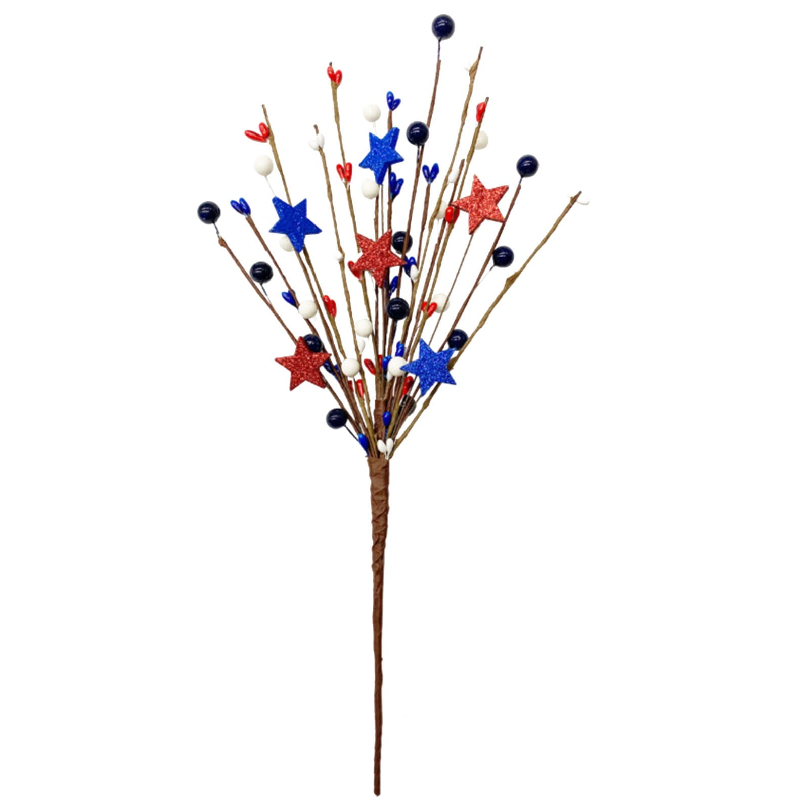 Deals Today 2025, 4th/Fourth of July Decorations Patriotic Picks Red White Blue Berry Stems ...