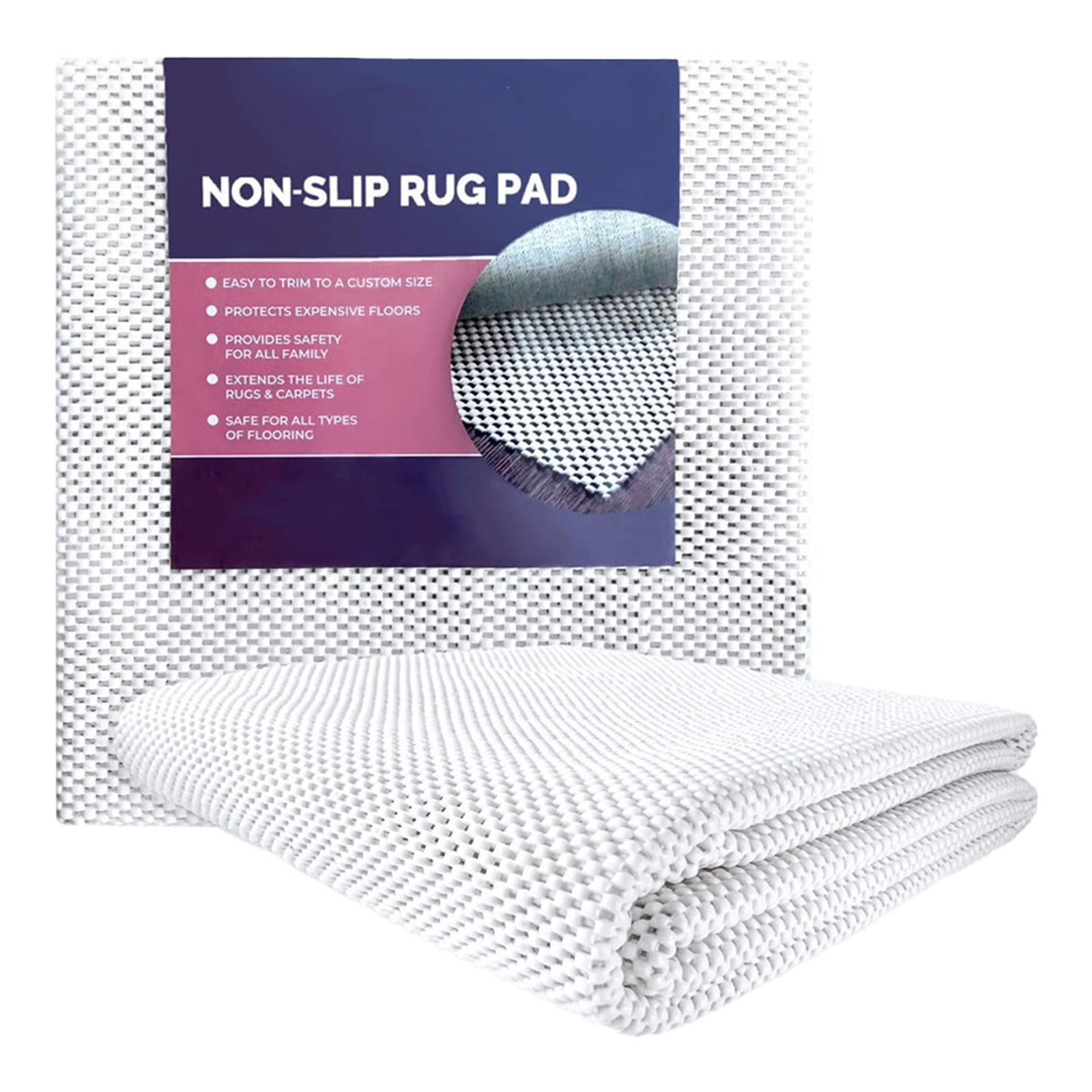 Deals Today 2025 Non Slip Mesh Hollow Out Latex Padding Toilet Rug for ...
