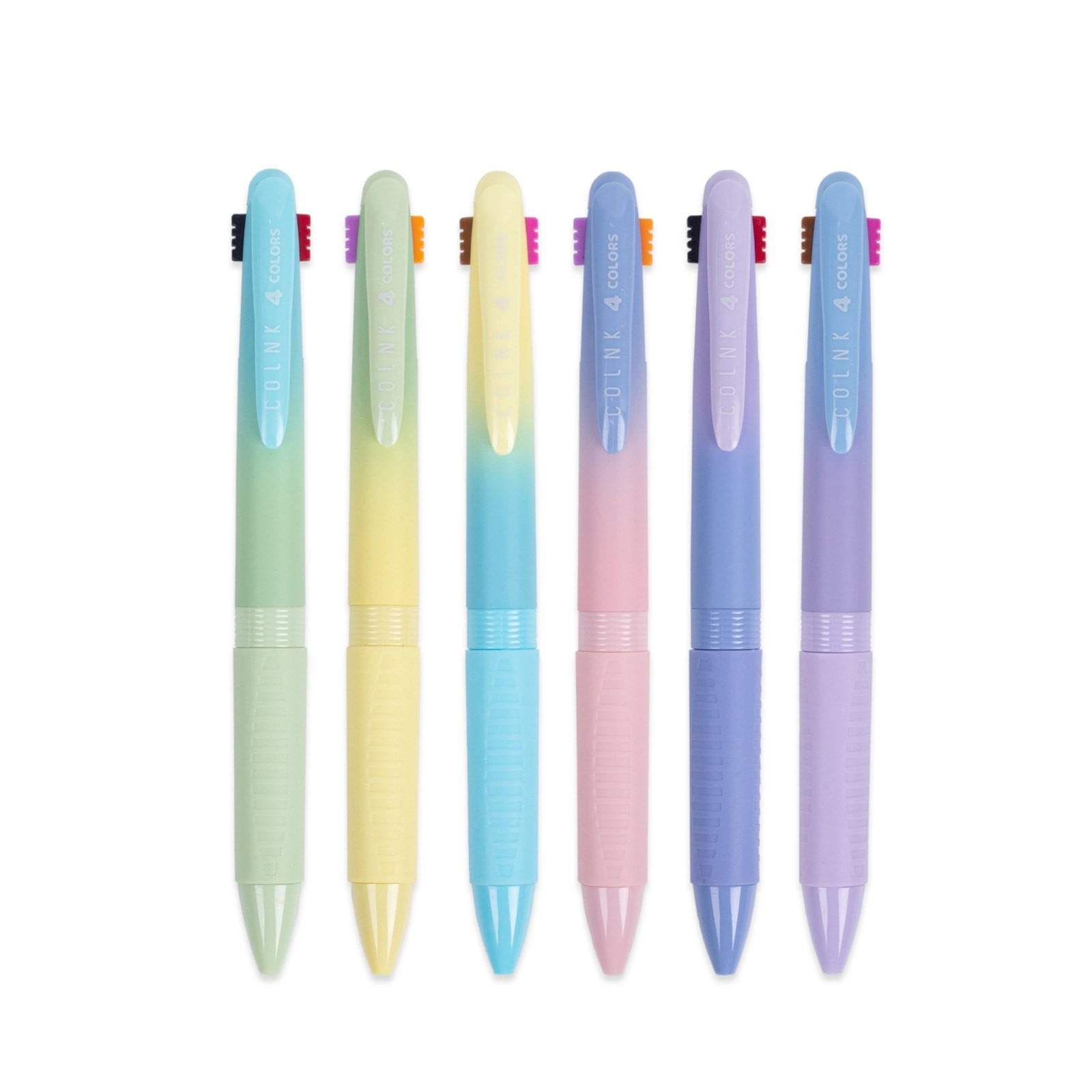 Deals of Today Gradient Multi Color Medium Oil Pen Fine Point Smooth ...