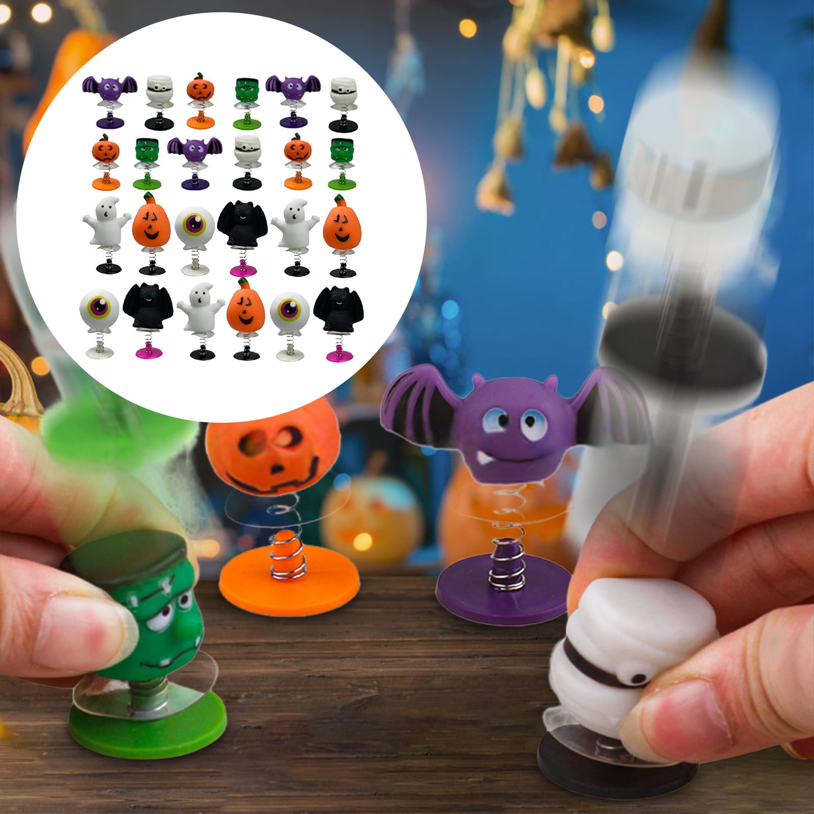 Deals of the Week! 24Pcs Halloween Jumping Popper Toys Pumpkin Ghost ...