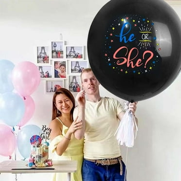 Baby BOY GIRL Shape Gender Reveal Diaper Welcome 24" Shower Mylar ...