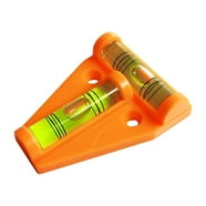 50 x 12mm Spirit Level Bubble Black Angle Clear Mini Round Leveller ...