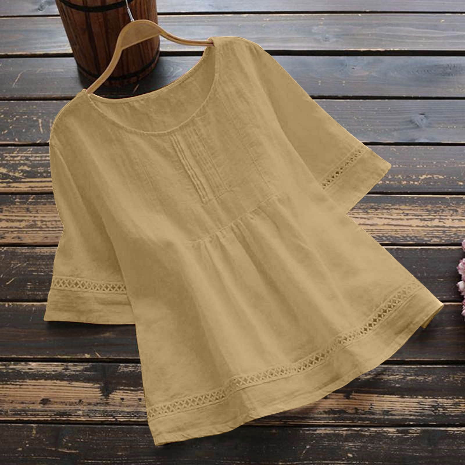 Deals of the Week Wuchoa Summer Tee Shirts for Women Clearance Under $5 ...