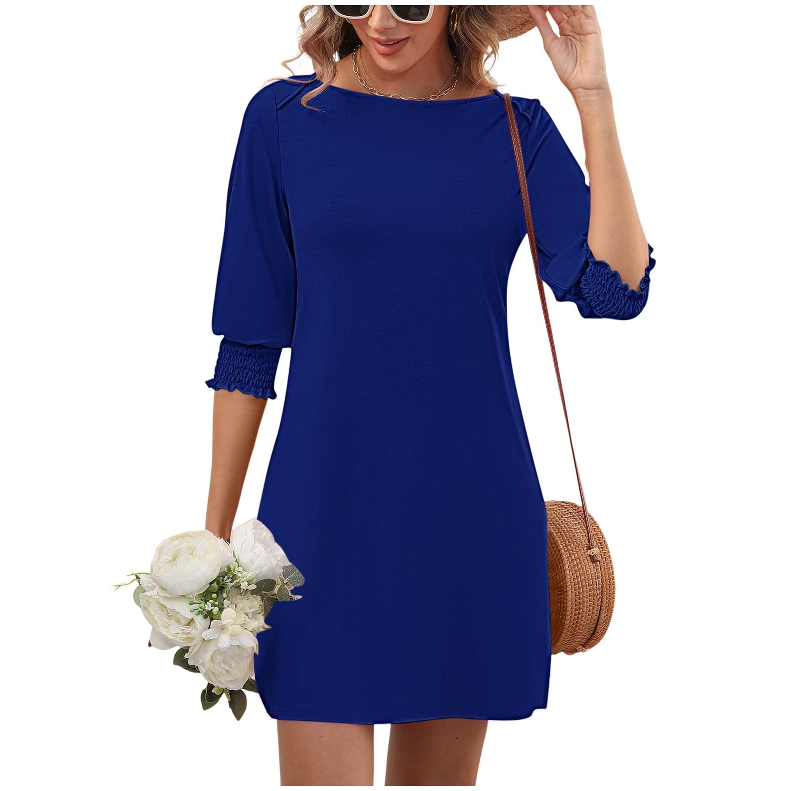 Deals of the Week Wuchoa Women's Summer Casual 2025 Aline Mini Dress ...