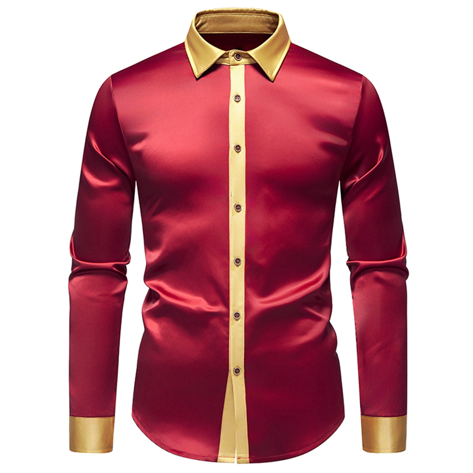 Fashion YLSDY Mens Dress Shirts Long Sleeve Stretch Performance ...