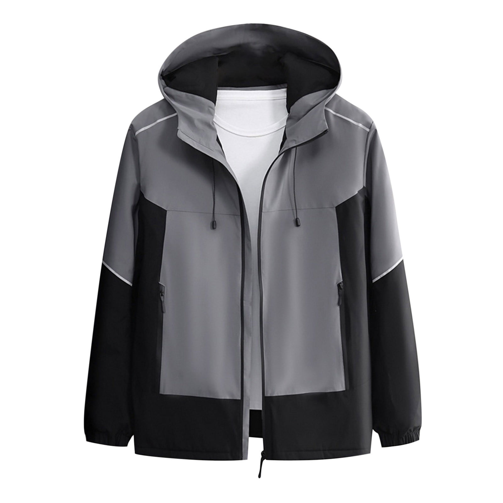 Fashion YLSDY Mens Sport Gym Hiking Long Sleeve Jackets Hoods Coats for ...