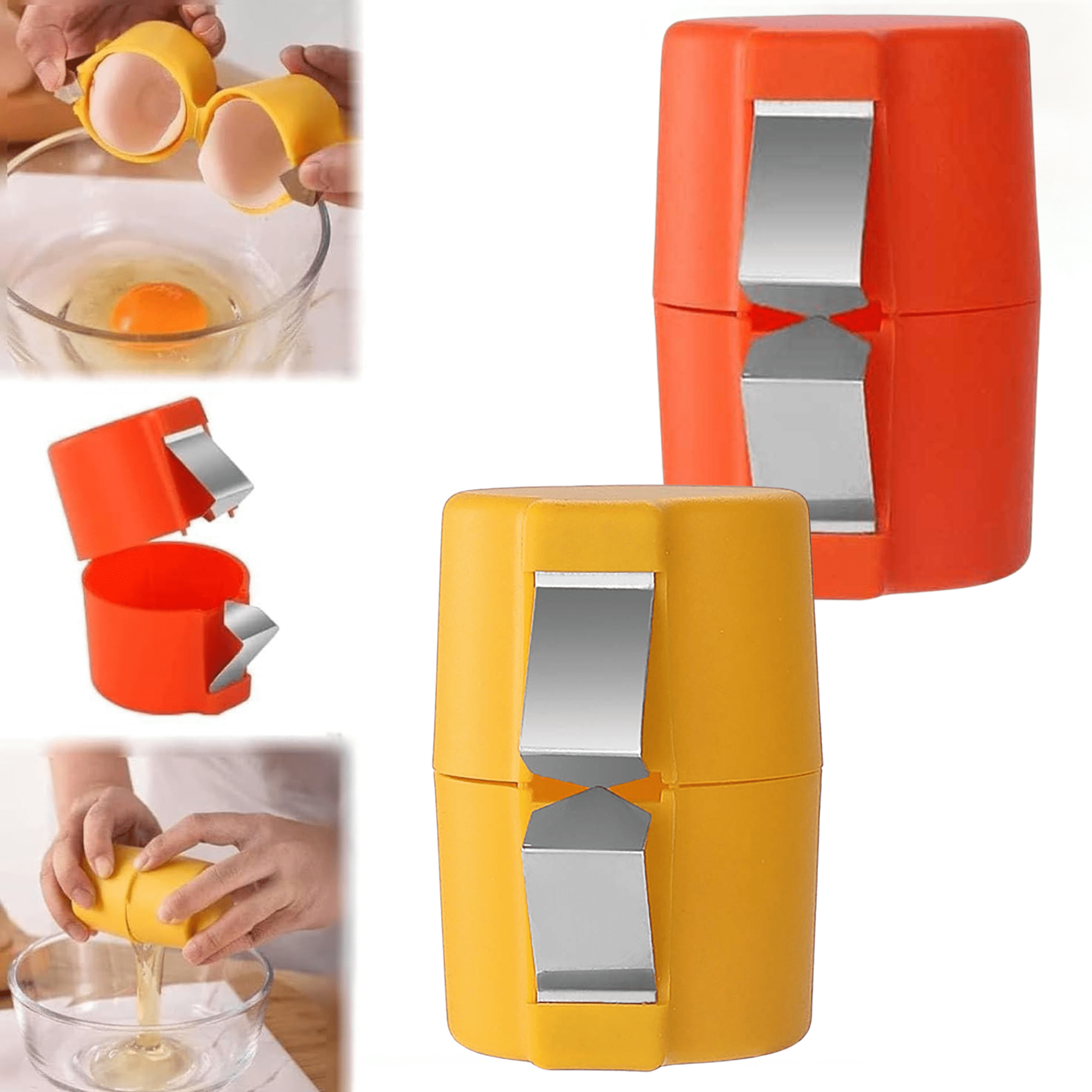 day Egg Shell Opener, Egg Cracker Tool for Raw Eggs, Handheld Eggs ...