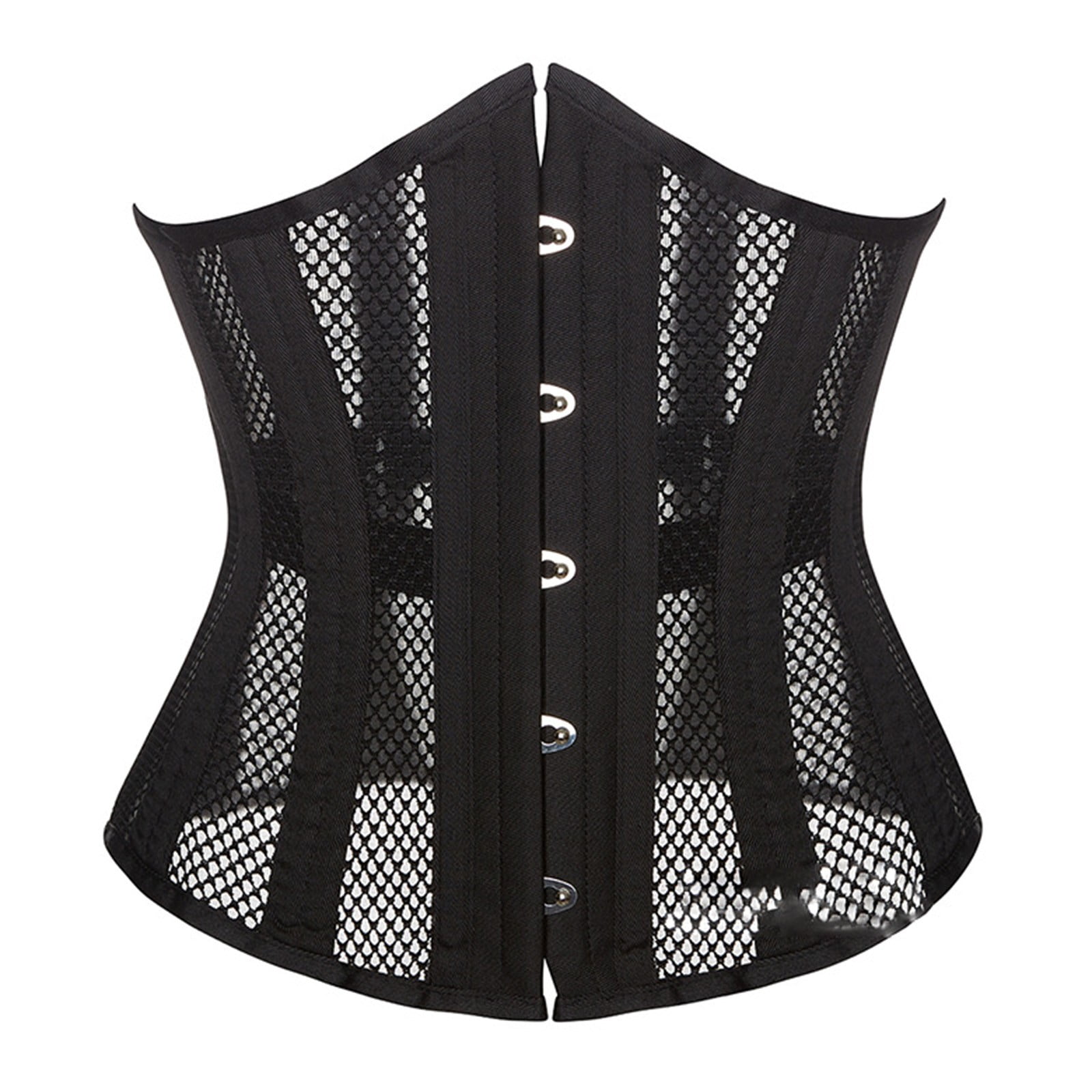 Joau Women's Waist Training Corsets Underbust Heavy Duty 26 Steel Boned ...