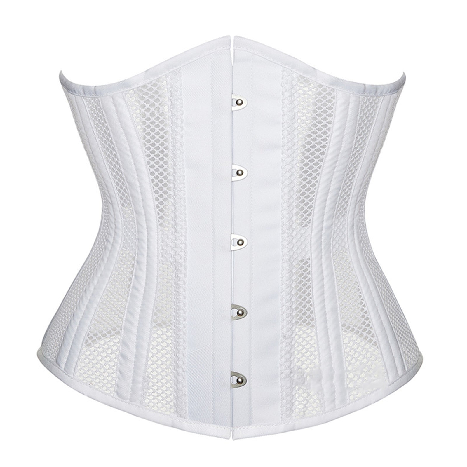 Joau Women's Waist Training Corsets Underbust Heavy Duty 26 Steel Boned ...