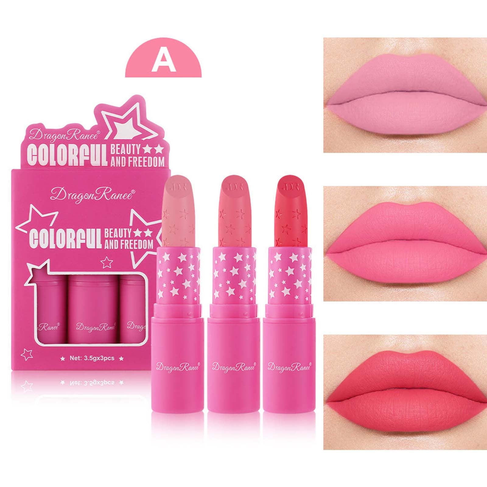 Deals of The Day Clearance! Matte Velvet Lipstick, Sexy Red Star Rose ...