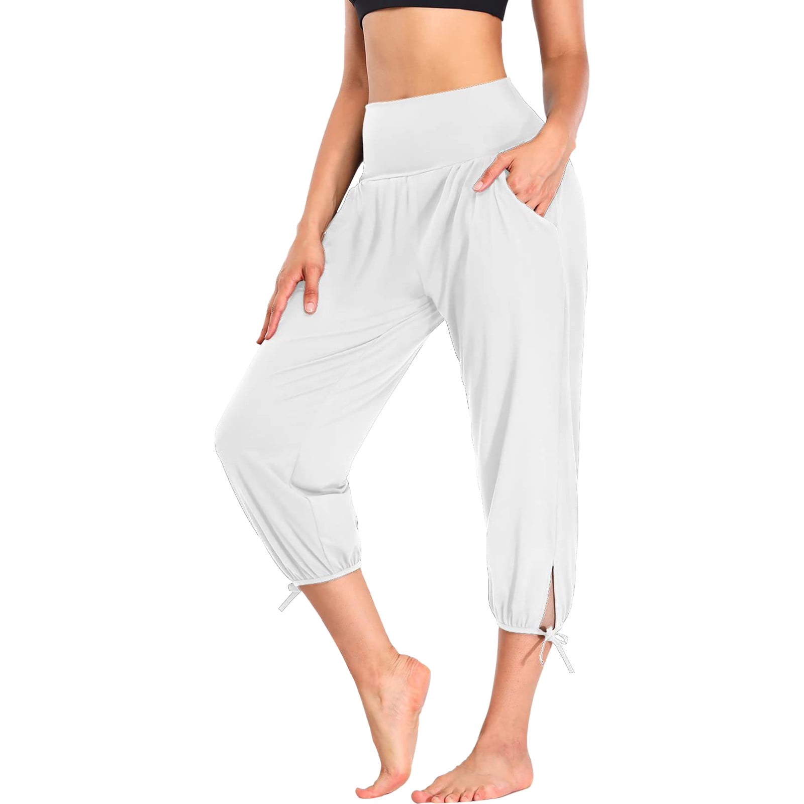 Deals of The Day Clearance Yoga Pants Workout Joggers Loose Sweatpants ...