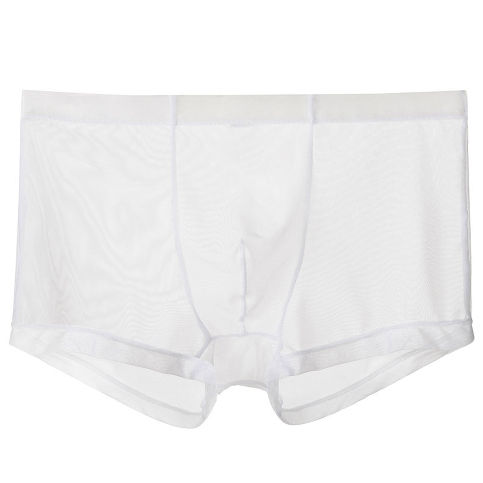 Abomasnow Men's Traceless Underwear Ice Silk Boxer Brief Sexy See ...