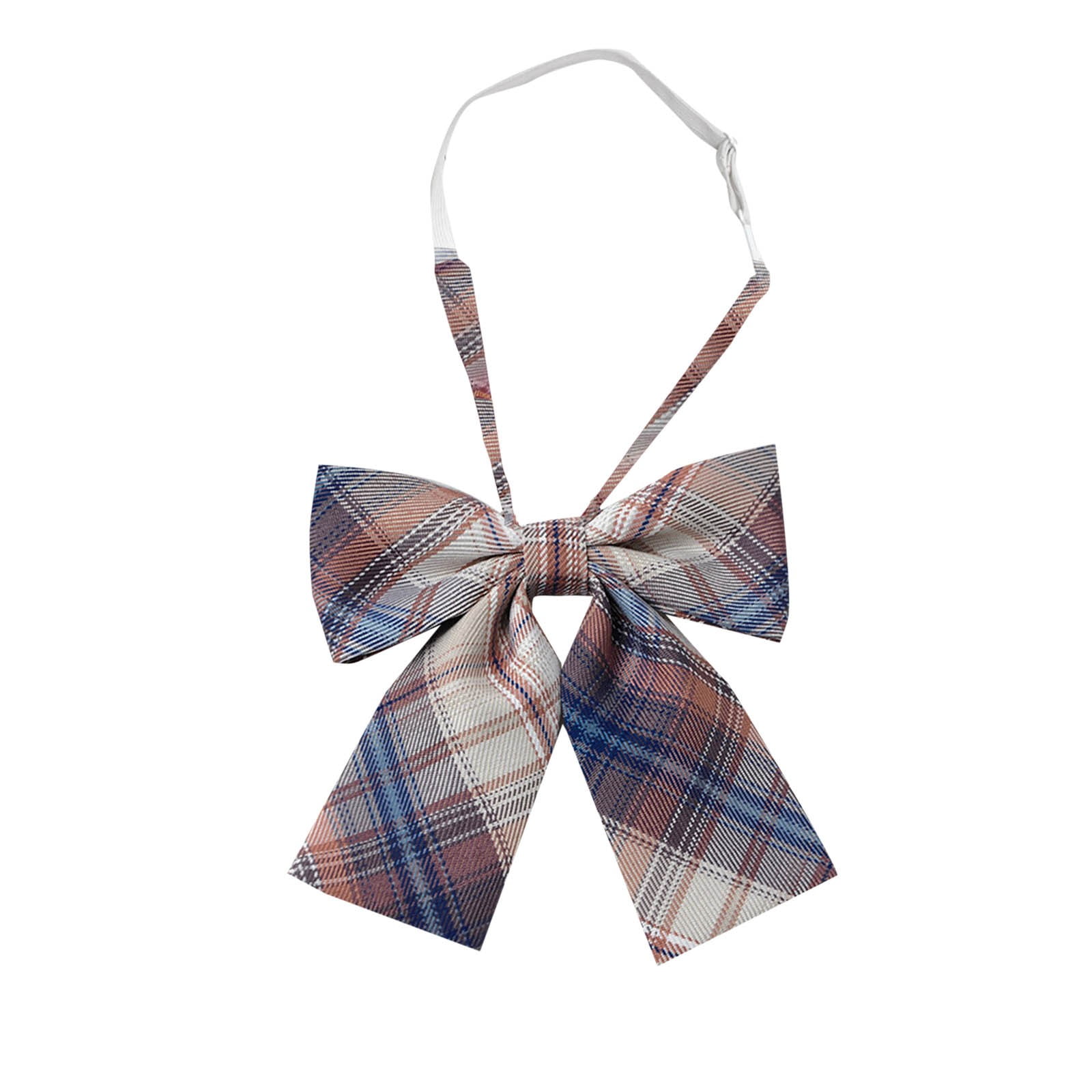 Deals of the Day Miqool Women's Girls Pre-Tied Adjustable Plaid Big ...