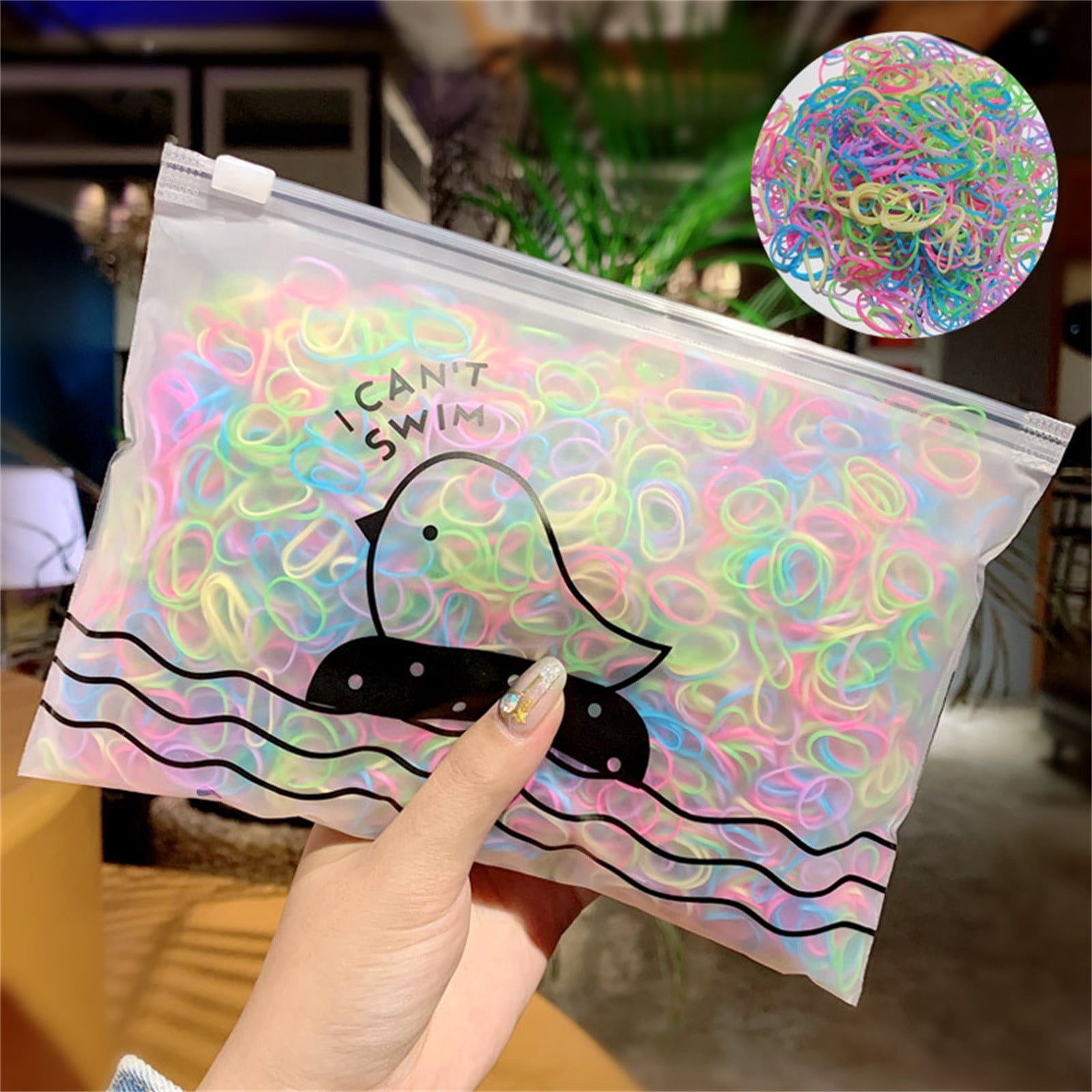 Deals of the Week! 1000PC Colorful Disposable Rubber Band Fashion ...