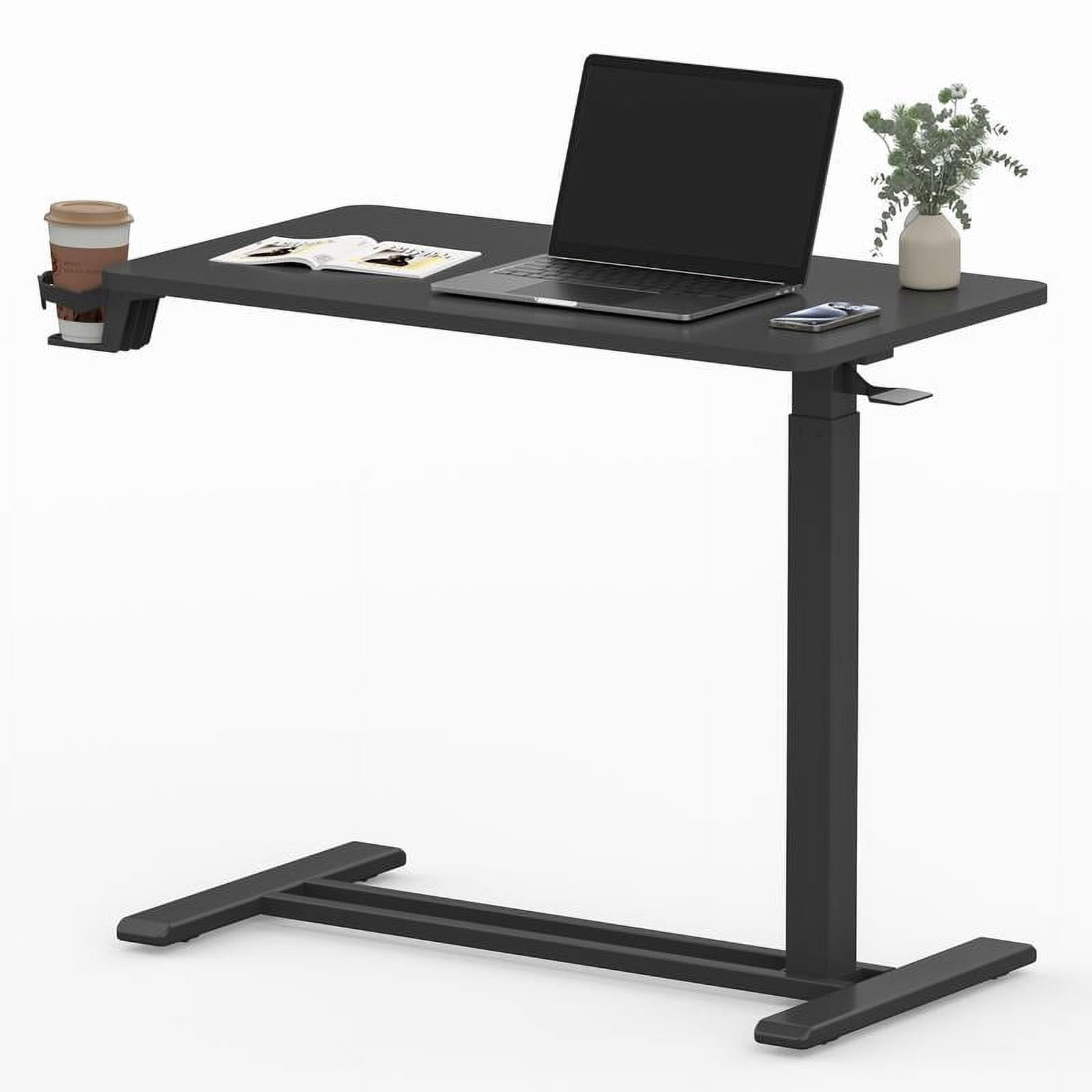 【DealsForYouDays】Mobile Adjustable Bedside Table: Pneumatic Standing ...