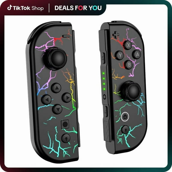 【Dealsforyoudays】Game Controller (L/R) Switch Controller- Wireless Game ...