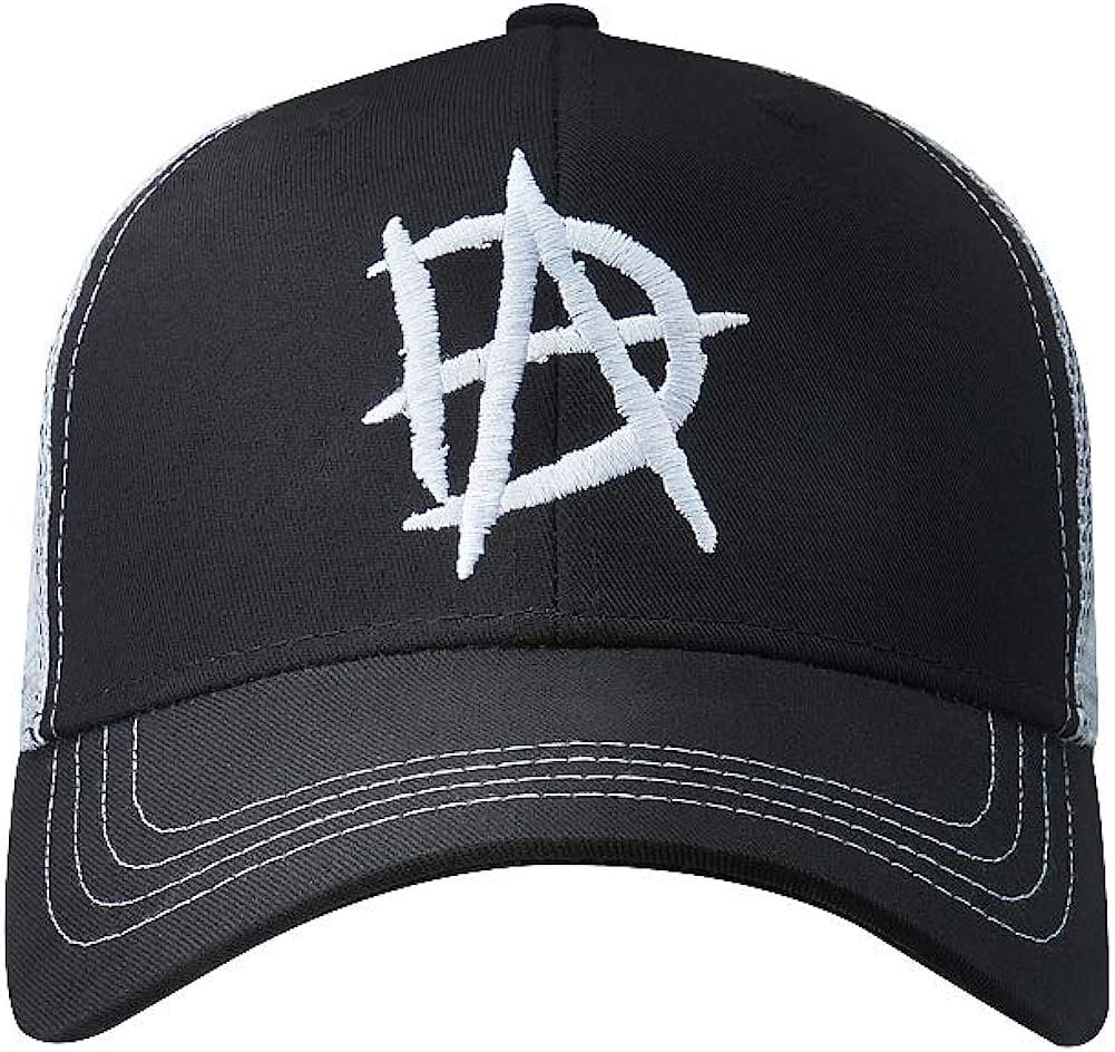 Dean Ambrose Big DA White and Black Baseball Cap Hat - Walmart.com