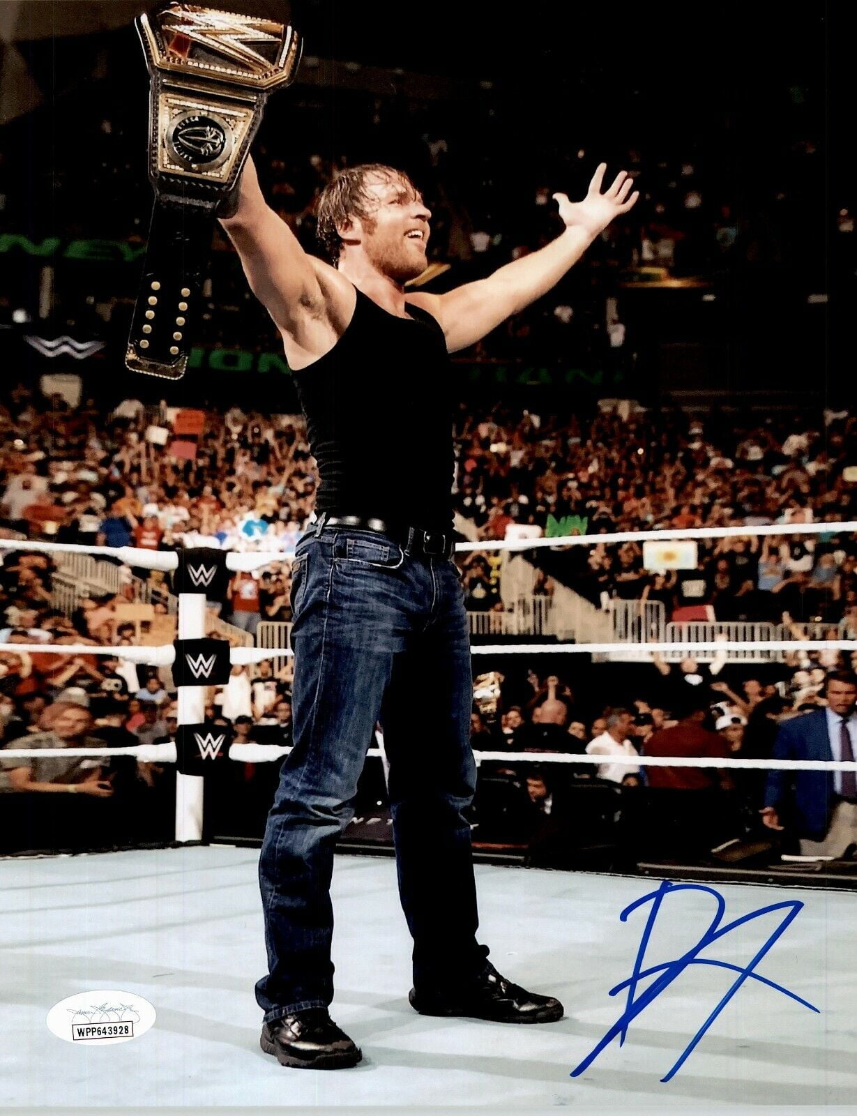 Dean Ambrose Jon Moxley WWE AEW Signed Autographed 8x10 Photo JSA ...