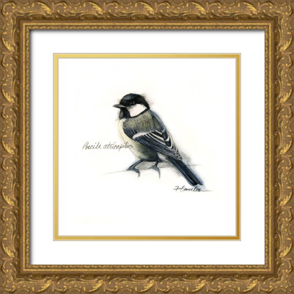 Dean, Bruce 26x26 Gold Ornate Wood Framed with Double Matting Museum ...