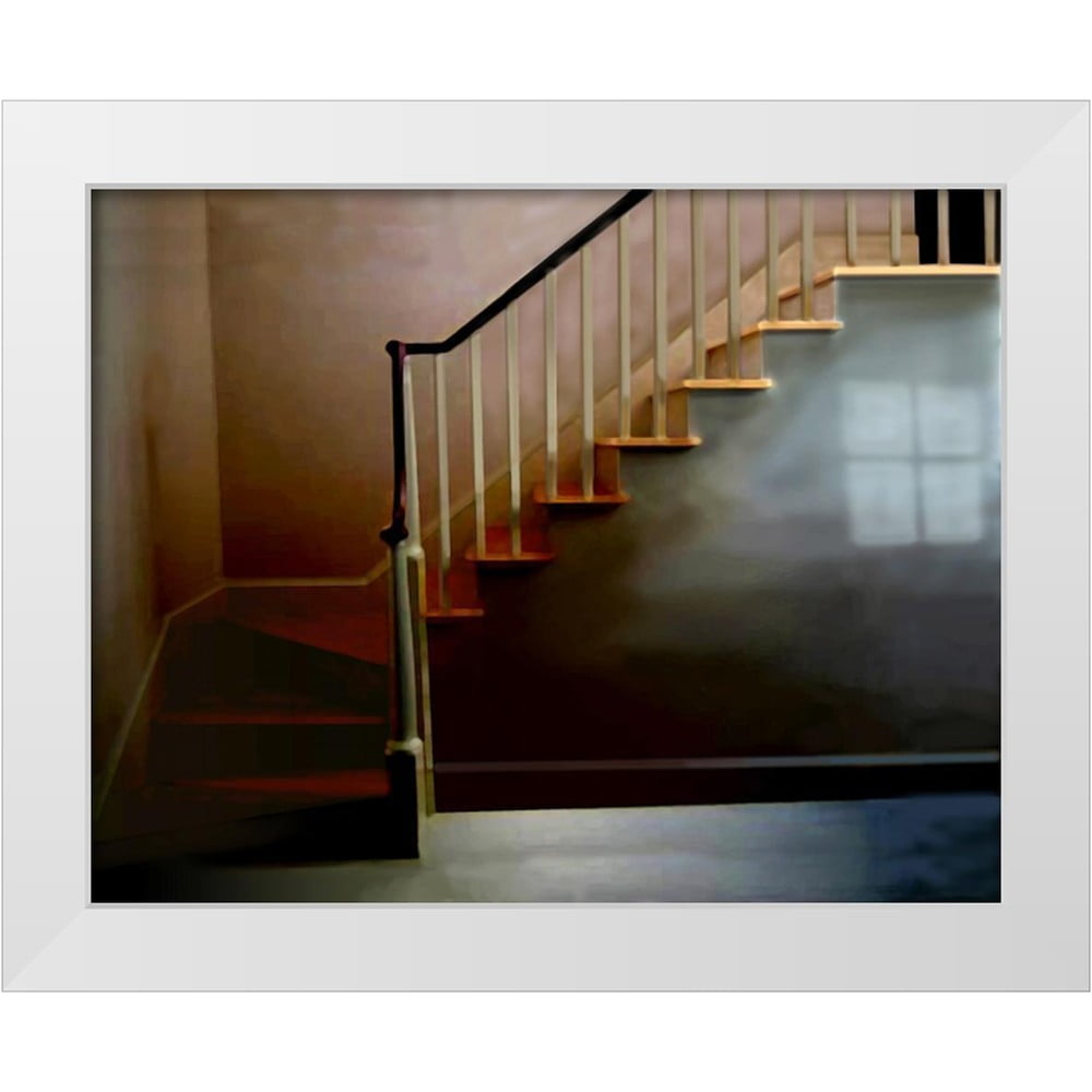 Dean, Bruce 32x26 White Modern Wood Framed Museum Art Print Titled ...