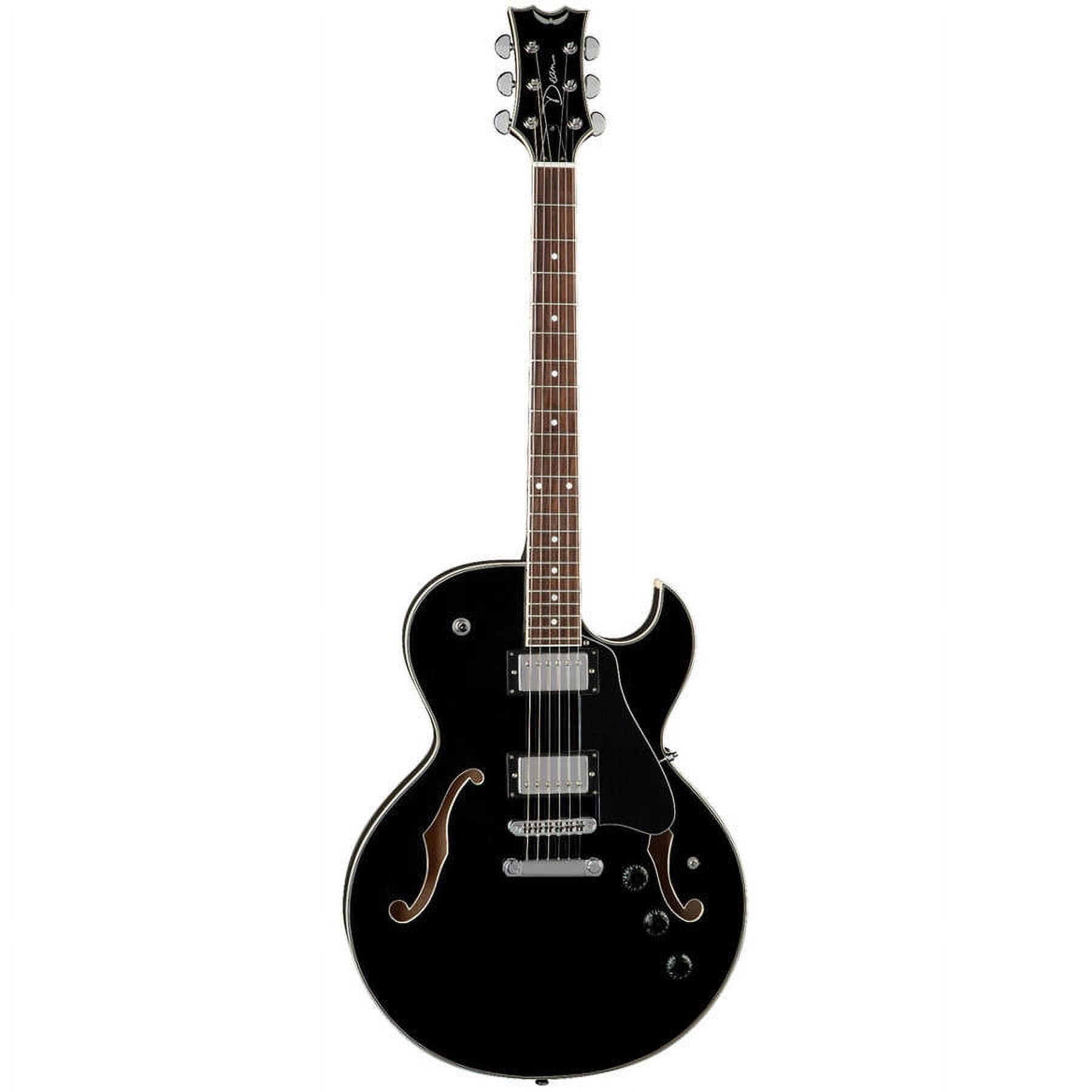 Dean Colt Semi-Hollowbody Electric Guitar w/ Piezo - CBK - Walmart.com
