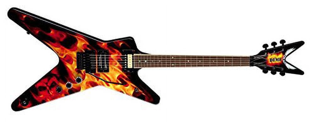 Dean Dimebag Dime-O-Flame Electric Guitar - Walmart.com