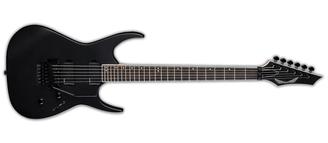 Dean Guitars 6 String Exile Select Floyd Fluence Electric Guitar, Black ...