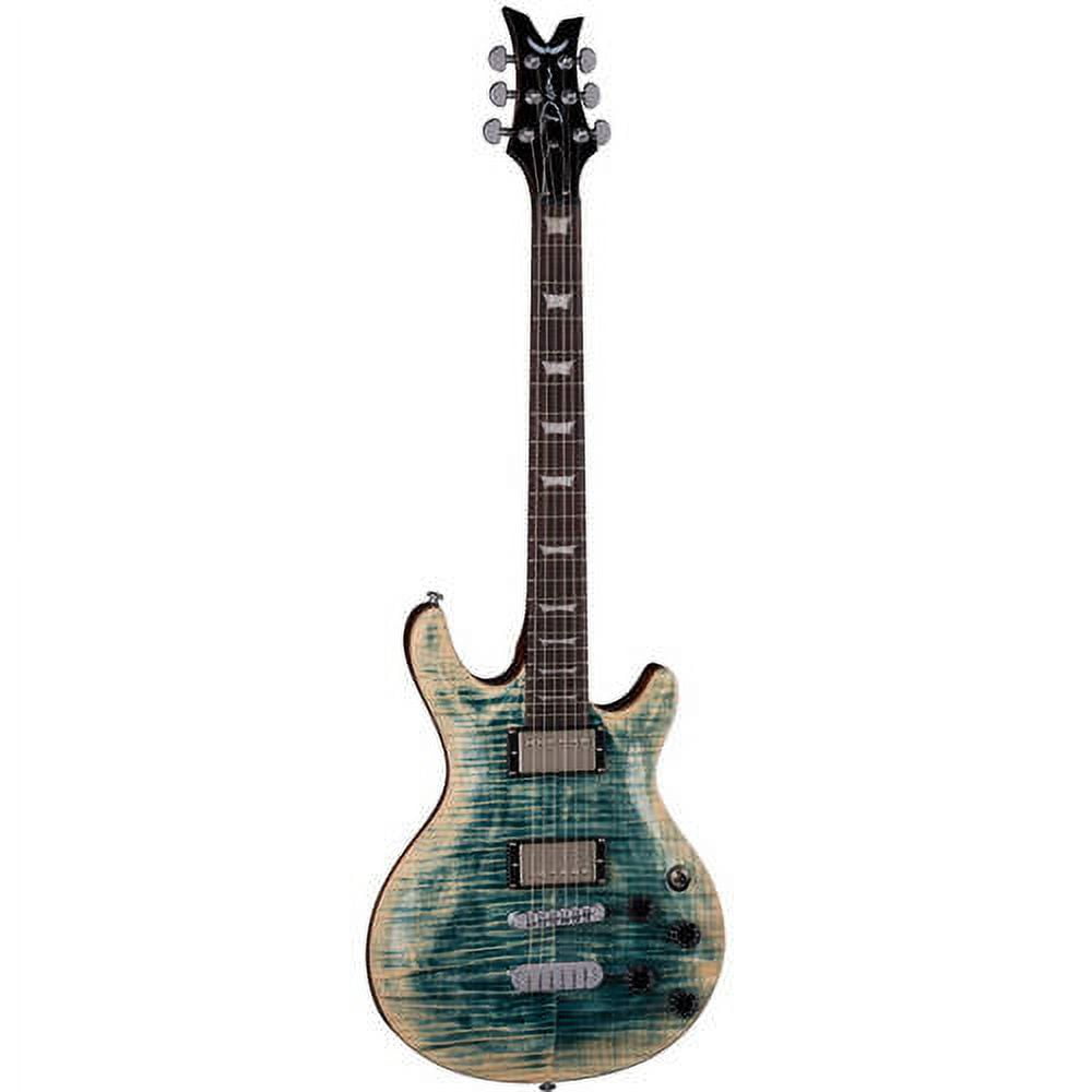 Dean 6 String Icon Series Flame Top Electric Guitar - Faded Denim ICON ...