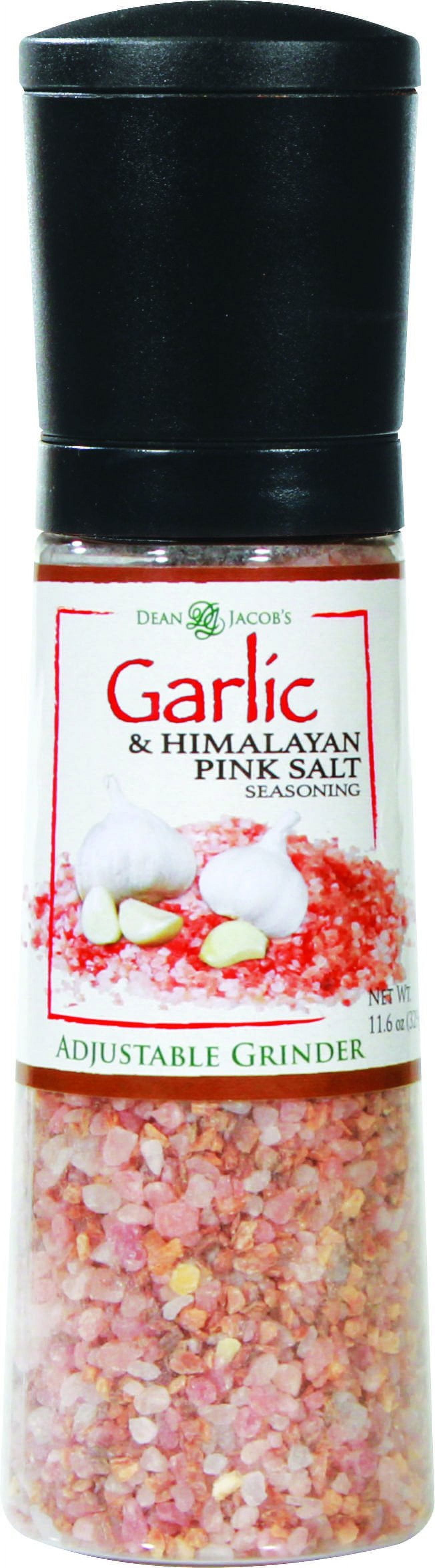 Dean Jacobs Jumbo Grinder, SAF21 Roasted Garlic and Himalayan Pink Salt ...