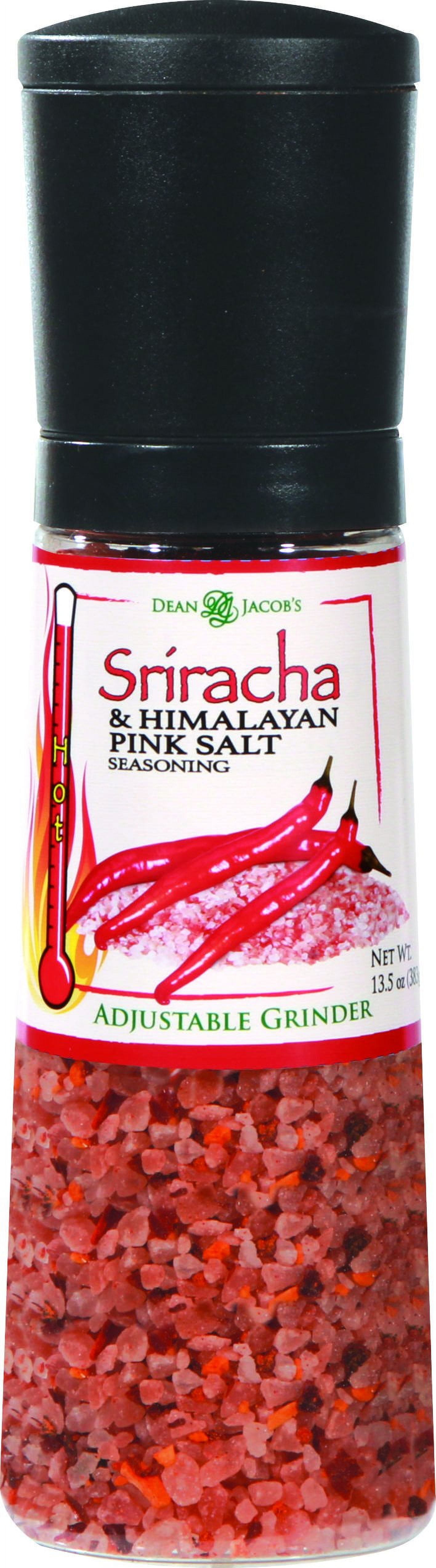 Dean Jacobs Jumbo Grinder, Sriracha and Himalayan Pink Salt Seasoning ...