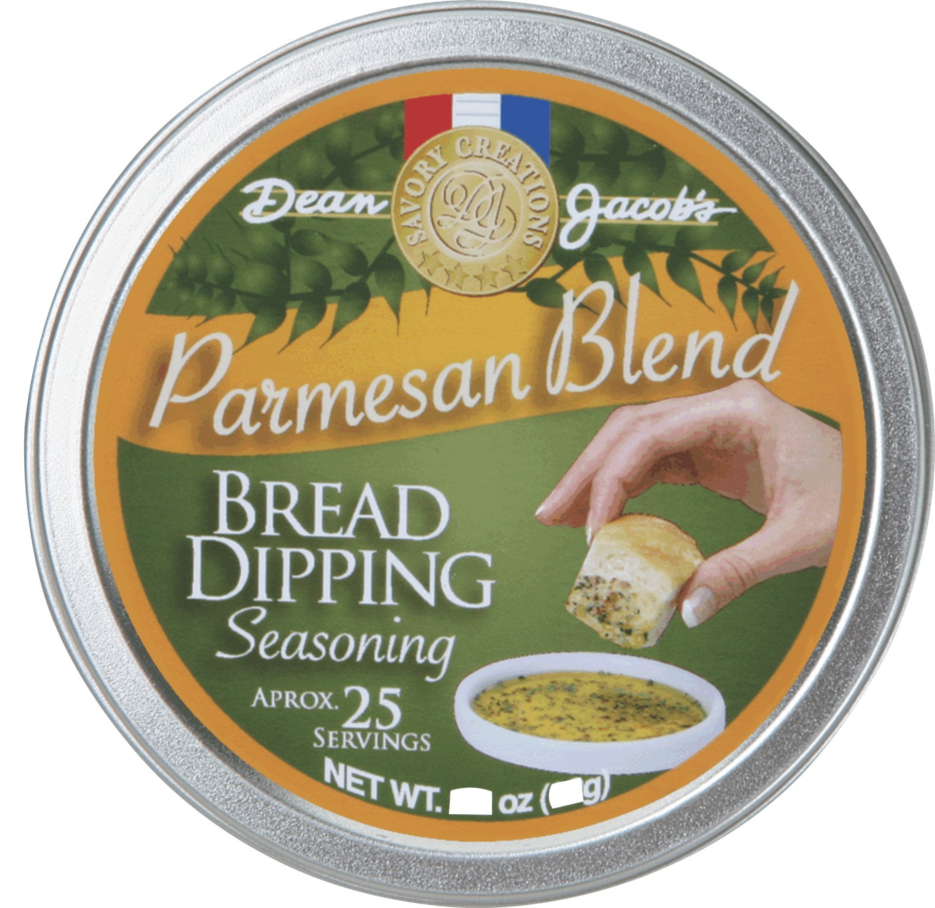 Dean Jacobs Parmesan Bread SAF21 Dipping Tin - 1.75 oz - Walmart.com