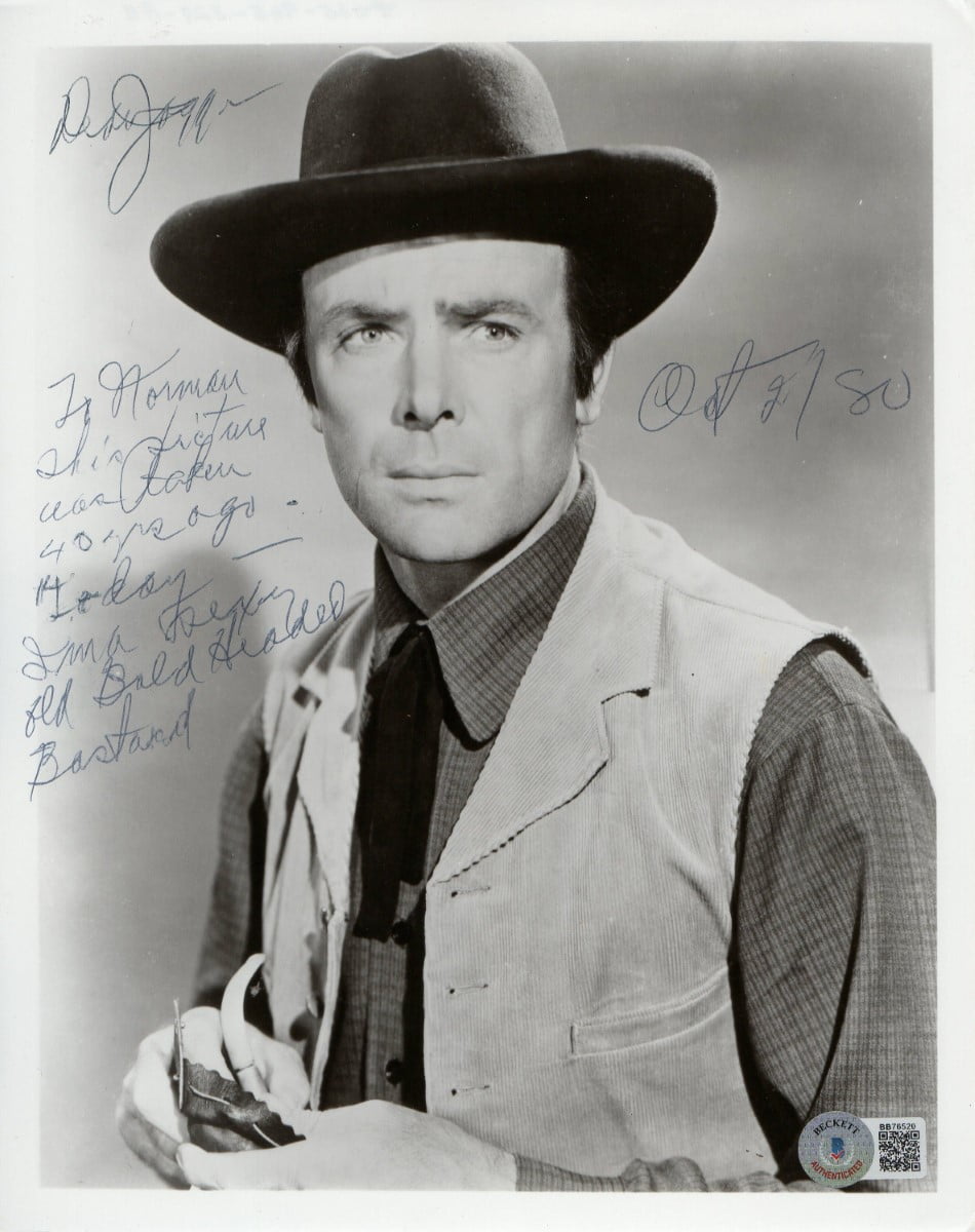 Dean Jagger Signed Autographed 8X10 Photo Inscribed 10/2/80 BAS BB76520 ...