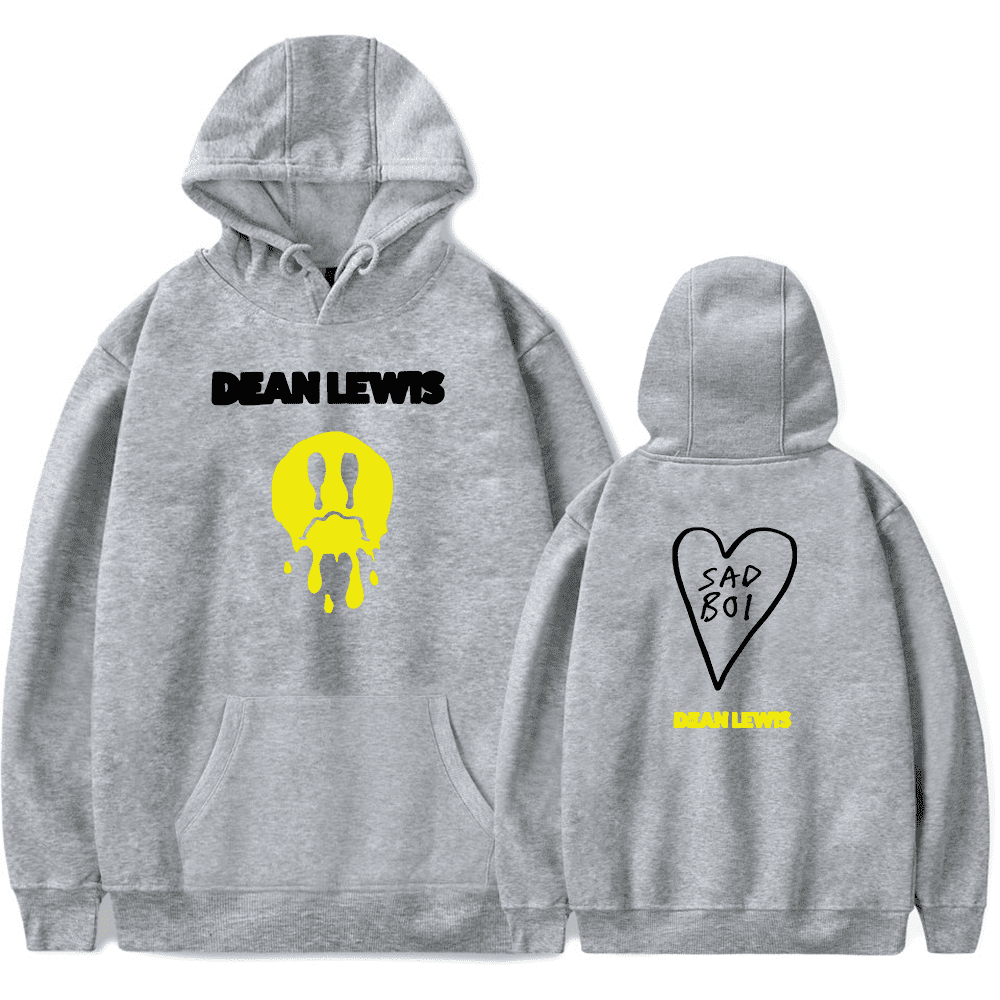 Dean Lewis Merch Hoodie Sad Boi Face Logo Printed Sweatshirt Fans Women ...