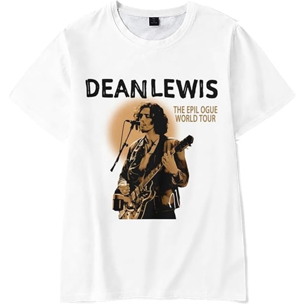 Dean Lewis Tour 2025 T-shirt Fashion Trend Print Short Sleeve Men And ...