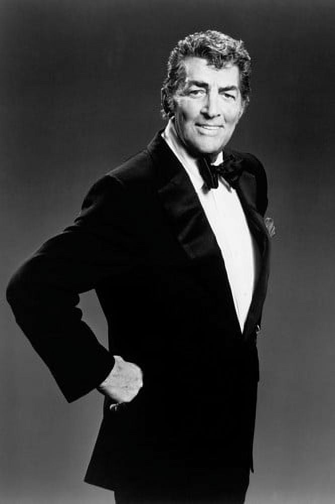 Dean Martin Studio Pose In Tuxedo B&W 24x36 Poster - Walmart.com