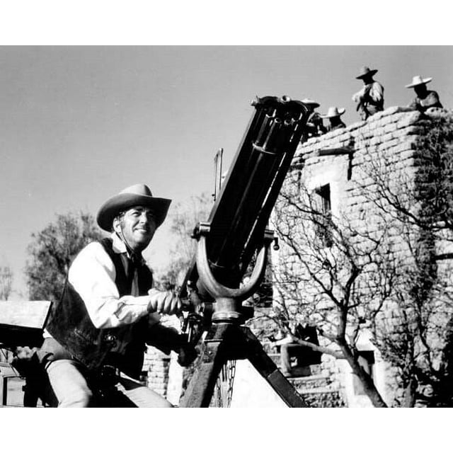 Dean Martin aims Gatling gun 1971 western Something Big 16x20 poster ...